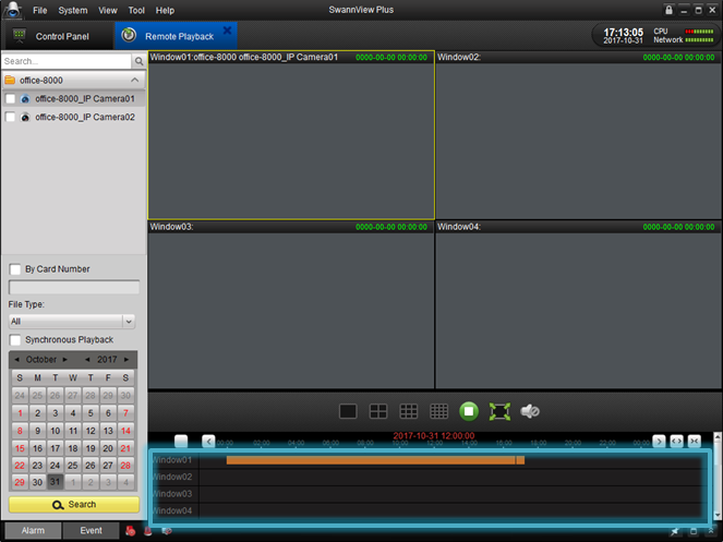 Playback via SwannView Plus software – Swann