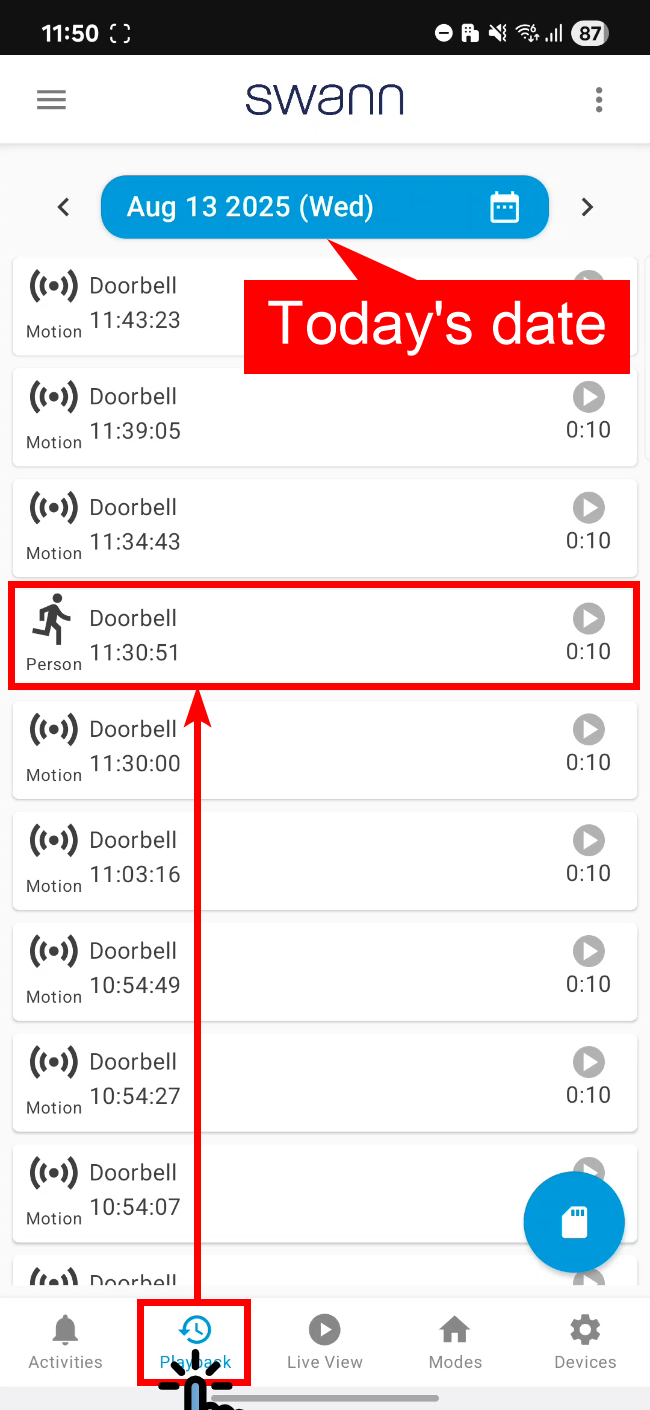 How to Playback and Export Recordings Using the Swann Security App – Swann