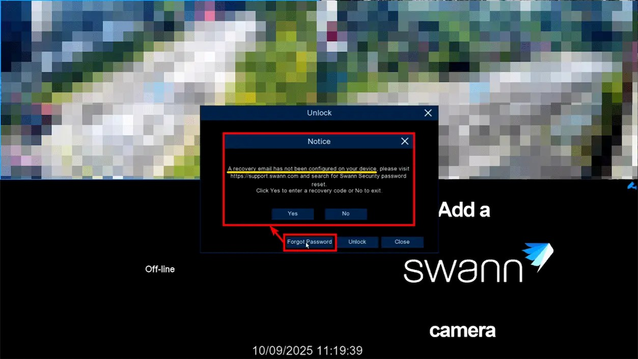 What Does the Error “A Recovery Email Has Not Been Configured on Your Device” Mean – Swann