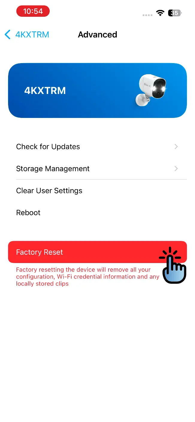 How to Factory Reset a Standalone Camera – Swann